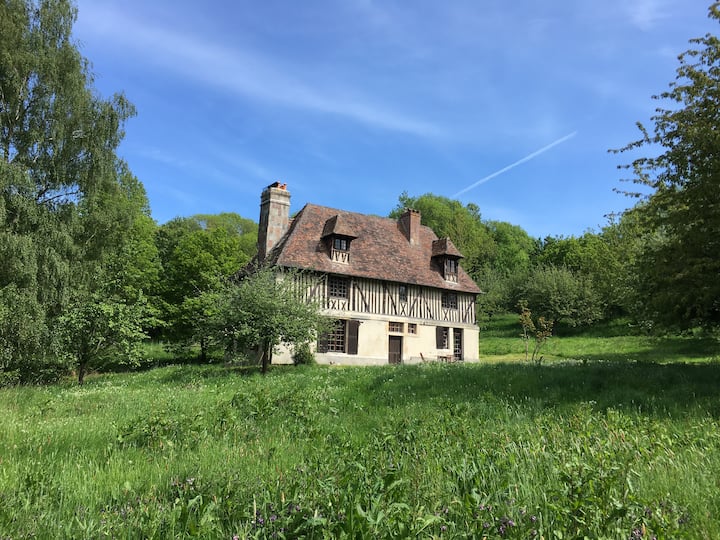 16thc Cottage In Full Nature W/ Sea View - Houlgate