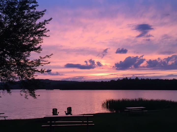 Rustic Cabin #4 on Private Lake! - Cottages for Rent in Beach Lake ...