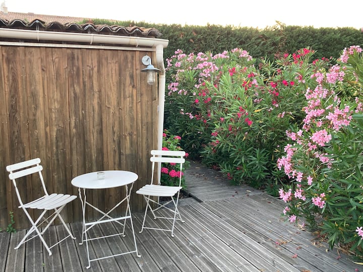 Chalet En Bois Avec Sa Terrasse Proche Plage - - Gujan-Mestras