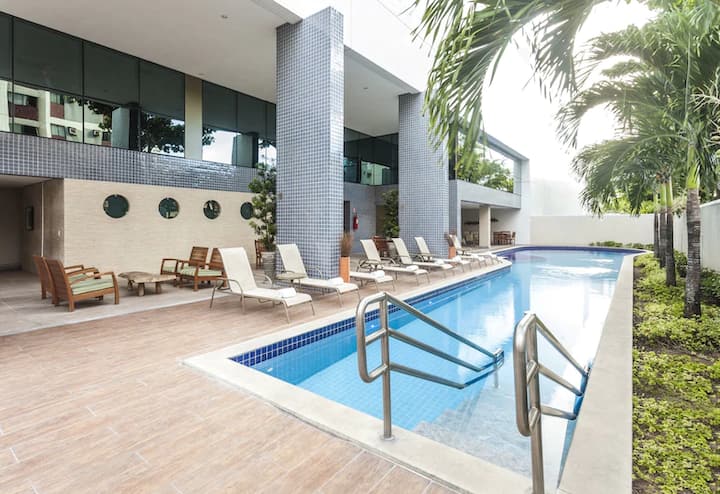Maravilhoso! Hotel Bristol Recife - Flat 2 Quartos - Recife