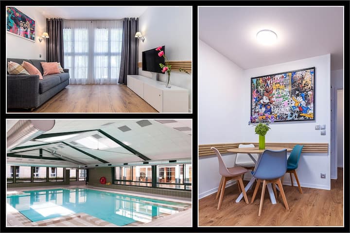 Family Flat 4 Pax + Pool + Parking 5 Min To Disney - Disneyland París