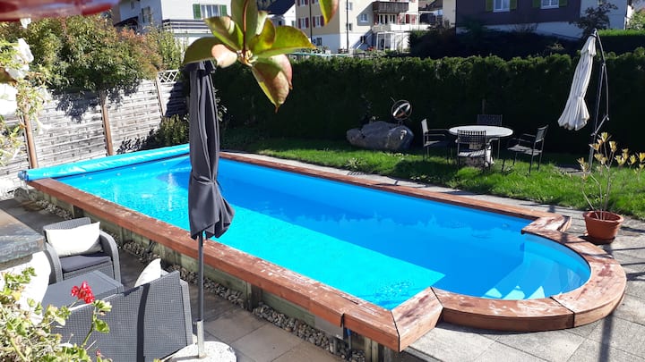 Doppelzimmer Mit Stübli In Efh Mit Pool Und Sauna - Stans