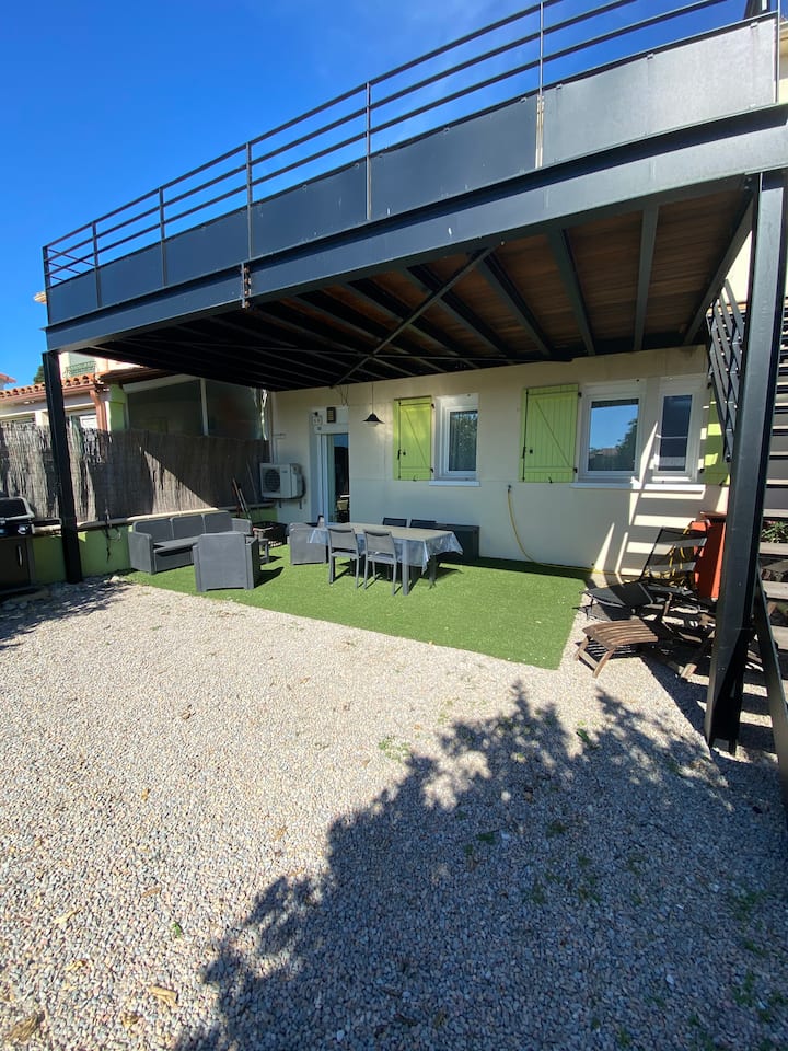 Logement Indépendant Plain-pied Avec Jardin - Sainte-Marie-la-Mer