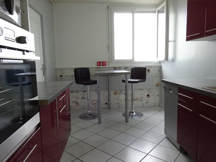 F3 - 65 M² - Tout Confort - Très Calme - Jolie Vue - Saint-Étienne