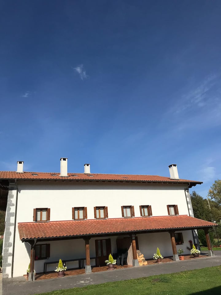 Casa Rural Con 9 Habitaciones Con Baño, Para 16 Ps - Navarra