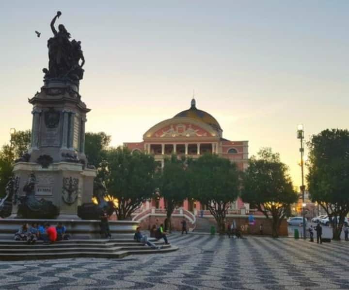 Apto 101 - Casal - Teatro Amazonas  - Transfer* - Manaus