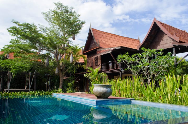 Waterfront Traditional Pool Villa +Terrace V2 - Phuket