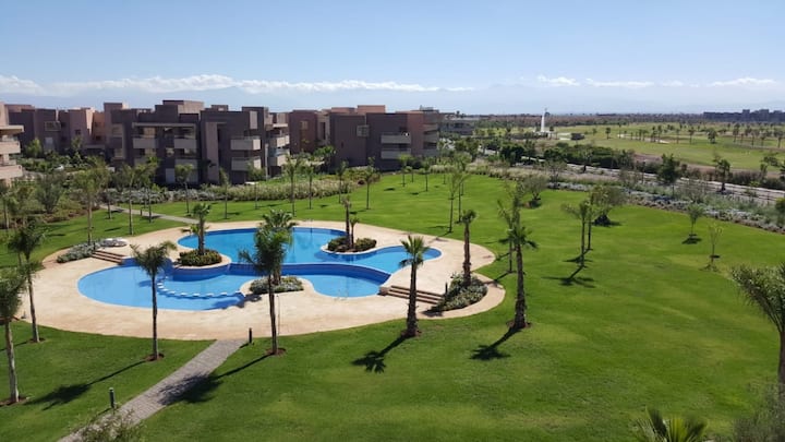 Cosy Rc Golf Vue Piscine & Atlas Iam Fibre 2 Ch - Marrakech