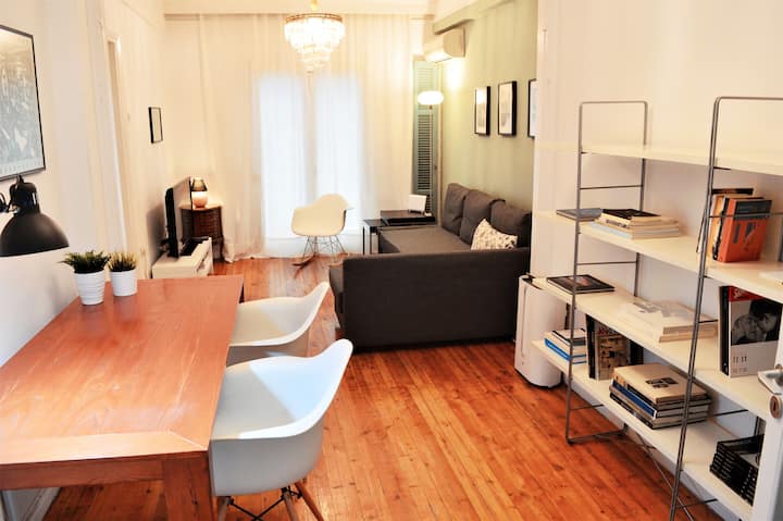 City Center Quiet Flat, Fast Internet Connection - Thessaloniki