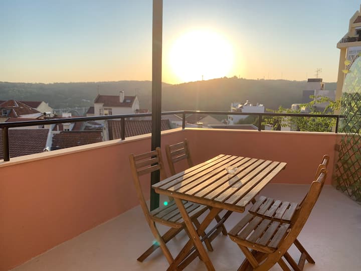 Appartement3 Avec Terrasse Et Vue Près D'amoreiras - Belém