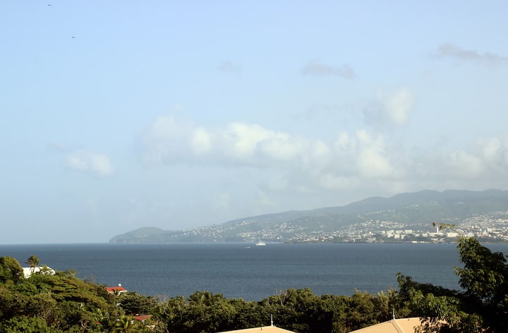 Anse Mitan : Bel Appt T3, Vue Mer Sur Baie De Fdf - Les Anses-d'Arlet