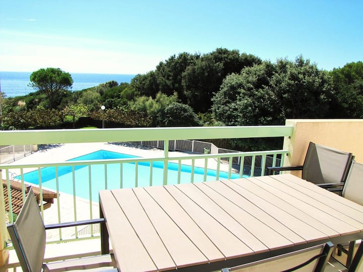 Superbe T3 Avec 2 Chambres,  Piscine Et Vue Mer - Sausset-les-Pins