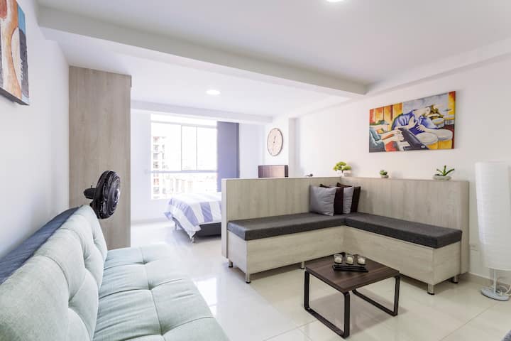 Apartaestudio Ideal Para Conocer Medellin - Medellín