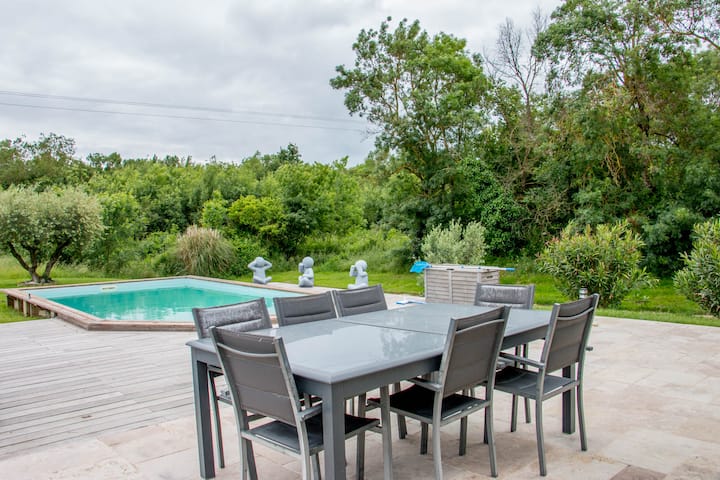 Gite Avec Piscine Privée 8/10 Personnes Coté Save - L'Isle-Jourdain