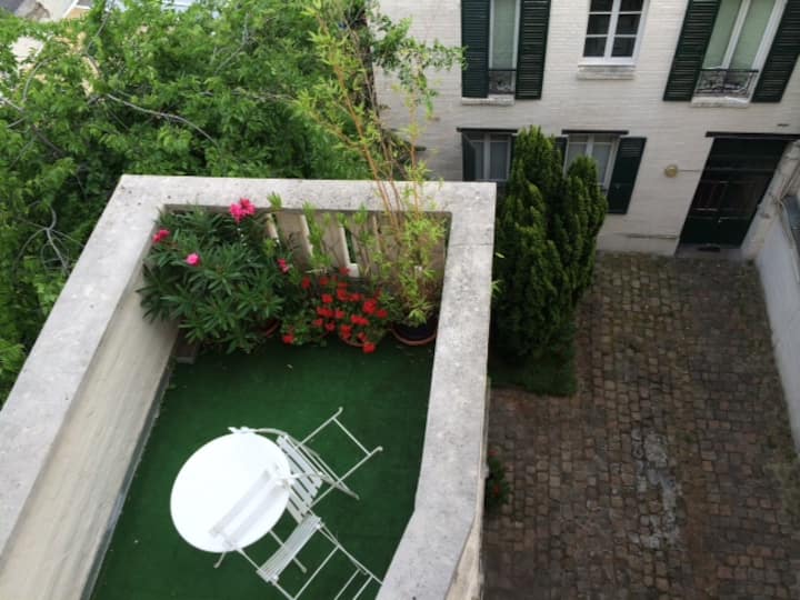 Quiet Apartment  With Terrasse - Boulogne-Billancourt