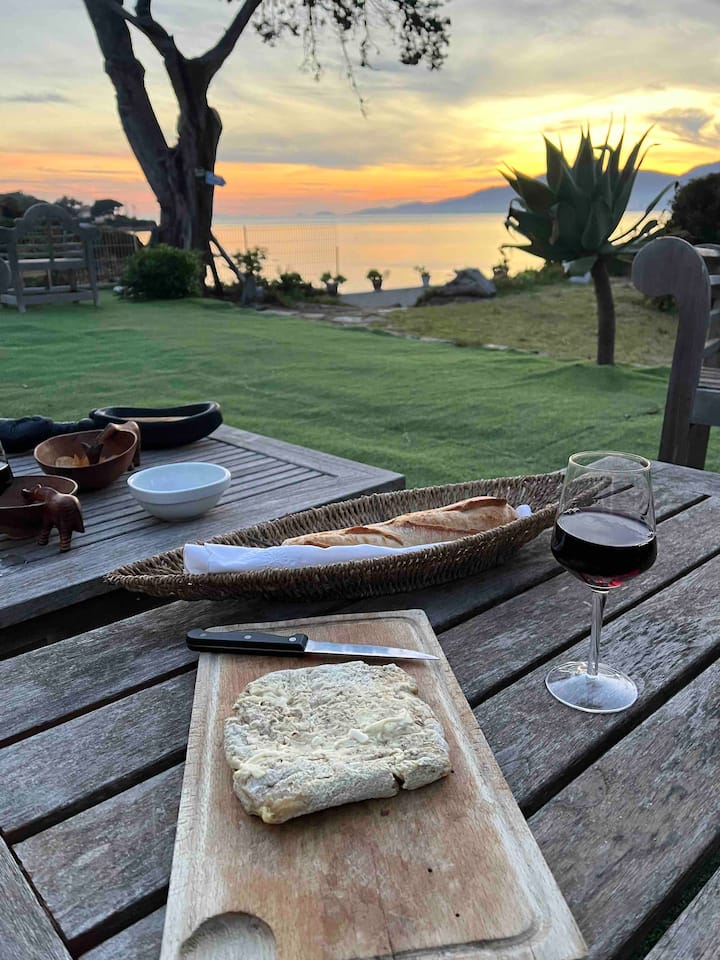 Maison Sur La Plage Piscine Et Jacuzzi Porticcio - Ajaccio