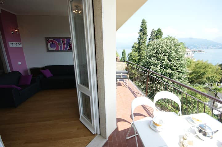 Del Rampolino Glicine 2-room-flat Balcony Lakeview - Stresa