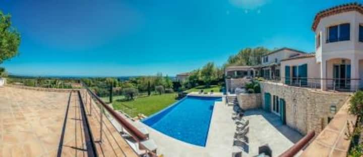Propriété La Borie Vue Panoramique - Grasse