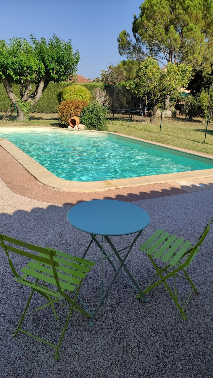 Charmant Petit Studio Au Calme Avec Piscine - Vaucluse