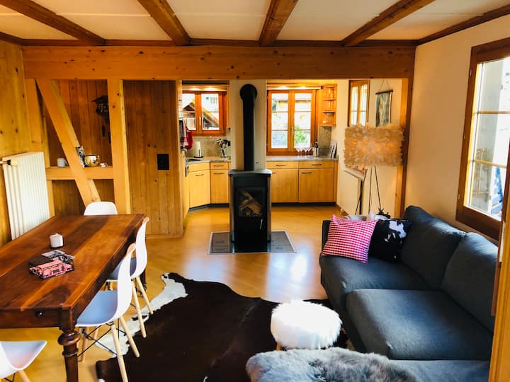 Charming Chalet Main And Garden Floors For Up To 8 - Lauterbrunnen