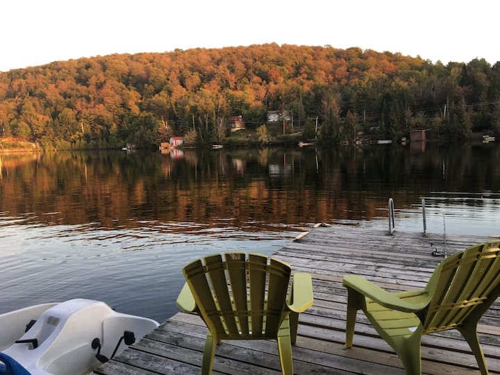 Bellefeuille Waterfront Ski Fireplace Snowshoe - Laurentides
