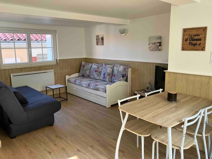 Bel Appart Et Cour Ensoleillée 50m Grande Plage - Les Sables-d'Olonne