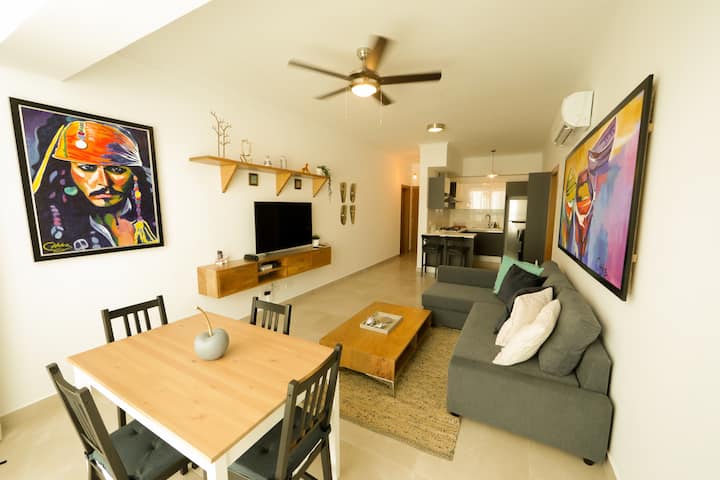 Best Choice - 1br New Apt W/kbed - Pool - Saint-Domingue