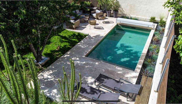 Maison En Pierre, Piscine Chauffée Et Clim - Burdeos