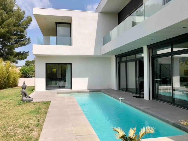 Villa Contemporaine 3 Chambres Avec Piscine - Carry-le-Rouet