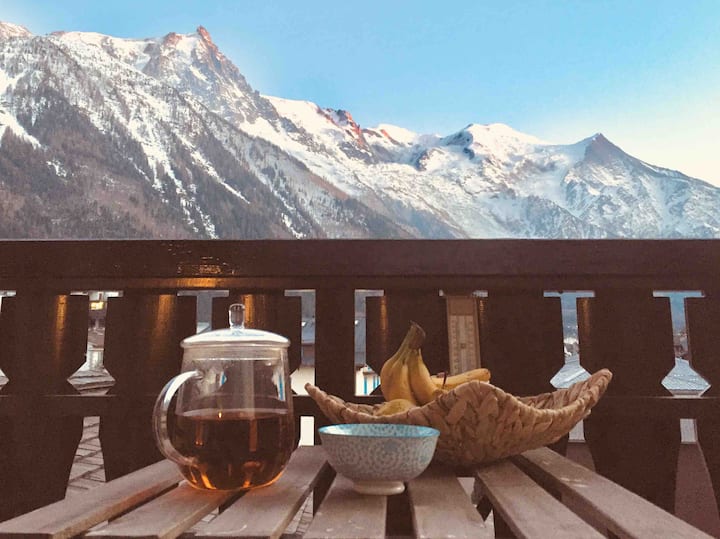 Charming Flat, Mt-blanc View, Down Slopes, Parking - Argentière