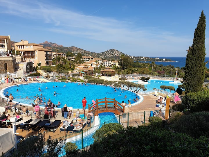 Appartement T2 Duplex,centre Village, 2 Terrasses. - Boulouris-sur-Mer