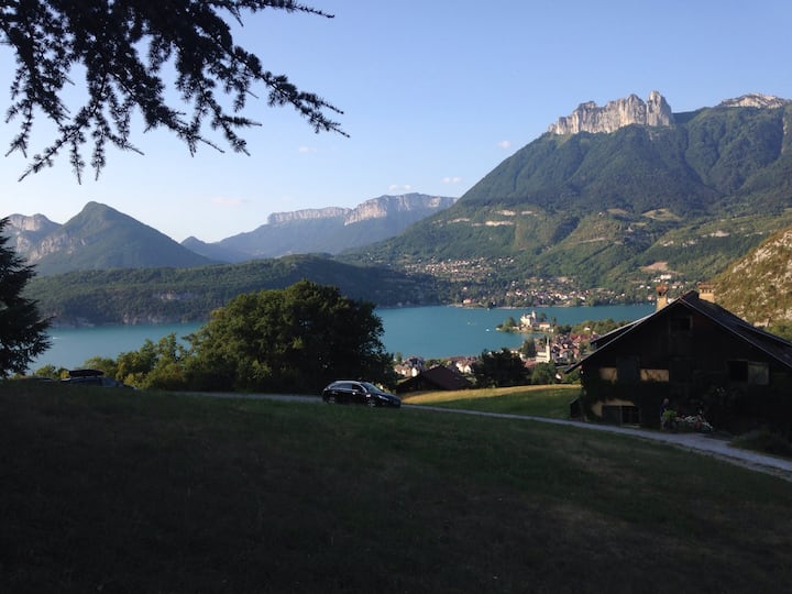 Chalet, Vue Imprenable Lac D'annecy - Duingt