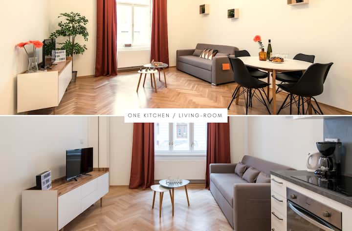 ❤️️Pragueforyou❤️️ Lovely Central Apartment - Praga