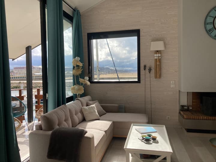 Jolie Marina Vue Mer Et Plage Avec Terrasse - Deauville