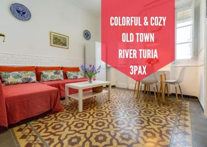 Colourful&old-fashioned 2bdr Apt In The Old Town - Paterna