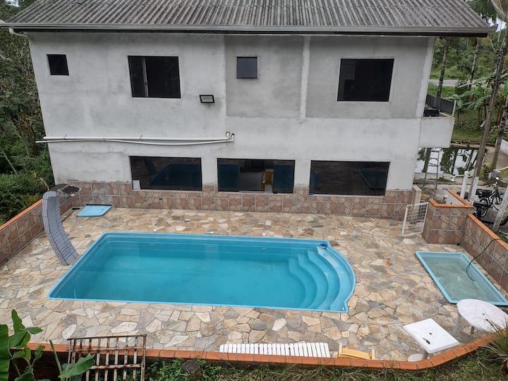 Chácara Com Sobrado Com Piscina Guaratuba (Leia) - Guaratuba