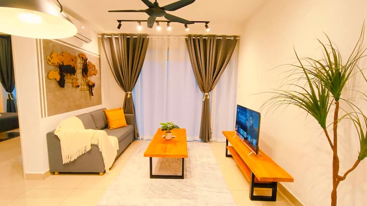 Minimal Industrial Home In Kulai 2br6pax Near Aeon - Kulai
