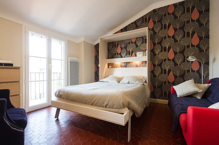 Place Du Pin, Studio Ensoleillé Sur Cour - Nizza