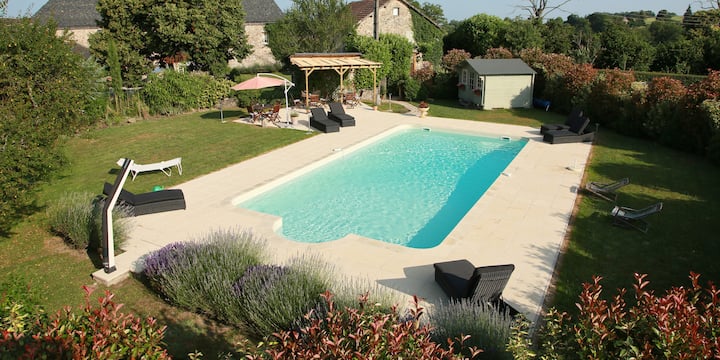 Domaine Le Muret Gîte Aveyron (28 Pers.) - Villefranche-de-Rouergue