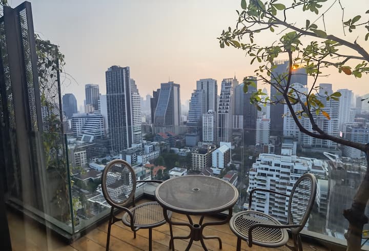 曼谷中心/城市森林/58平一室一厅/电梯直接入户/高端公寓 - Bangkok