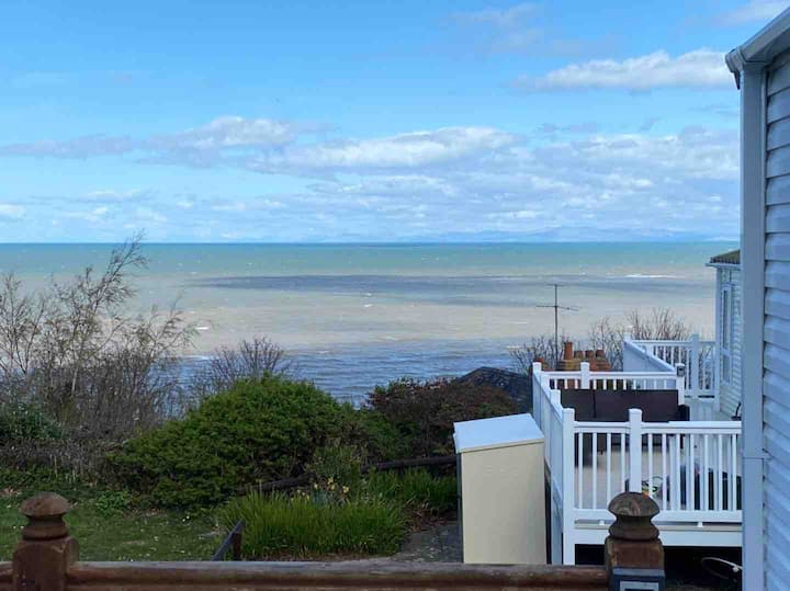 Caravan With Uninterrupted Sea Views - Large Deck - Aberaeron