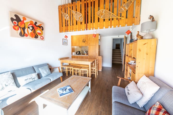 Appt Familial Style Chalet. Pied Des Pistes 1400m - Puy-Saint-Vincent