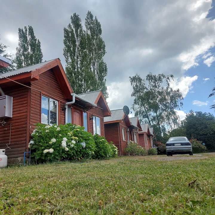 (1) Cabaña Con Estacionamiento Y Terraza - Pucon