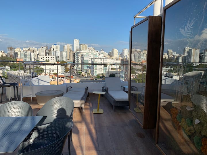 Acogedor Apt! Próx Av Winston Churchill Y Bluemall - Santo Domingo