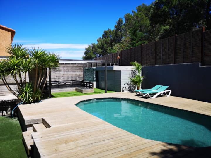 Belle Villa, Grande Terrasse Et Piscine Chauffée - Saint-Cyprien