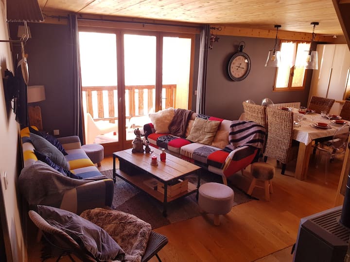Duplex Cosy 90m2/chalet Calme Vue Top - Val Thorens