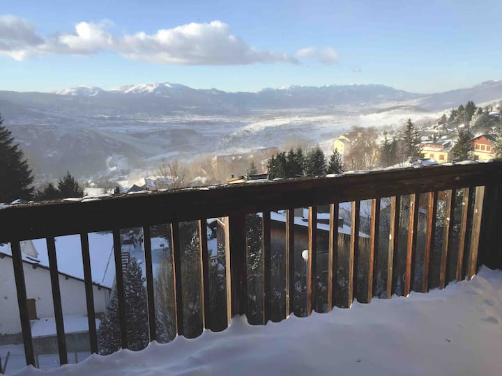 T4 + Terrasses Vue Magnifique 400m Centre Ville - Bolquère