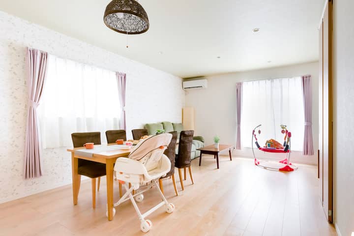 Namba 5min!baby Friendly Beautiful 4br!freeparking - 大阪市