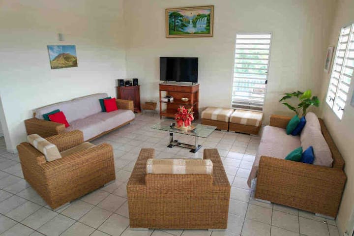 Villa Des 3 Caps, Spacieuse 6 Chambres 12 Pers - Martynika