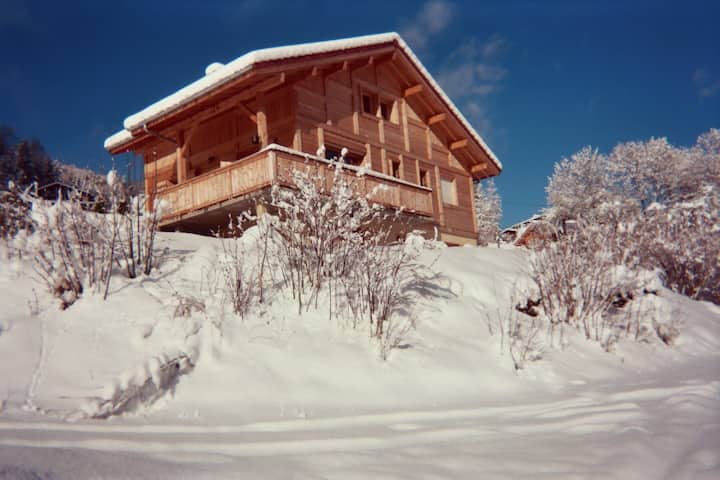 Appt Dans Chalet - Vue Mont Blanc - Saint-Gervais-les-Bains